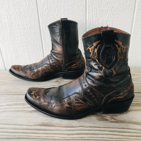 Urban Cowboy | Shoes | Urban Cowboy Mens Mystic Steampunk Brown Leather ...